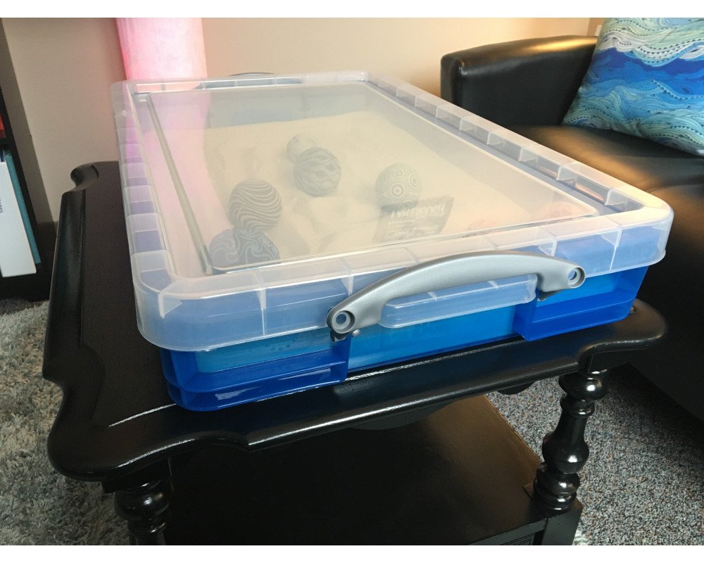 Full-sized Plastic Sand Tray with Lid – Sand Tray Therapy