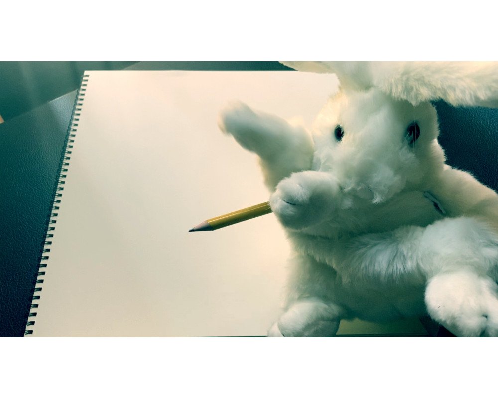 Standing White Rabbit Puppet – Puppets