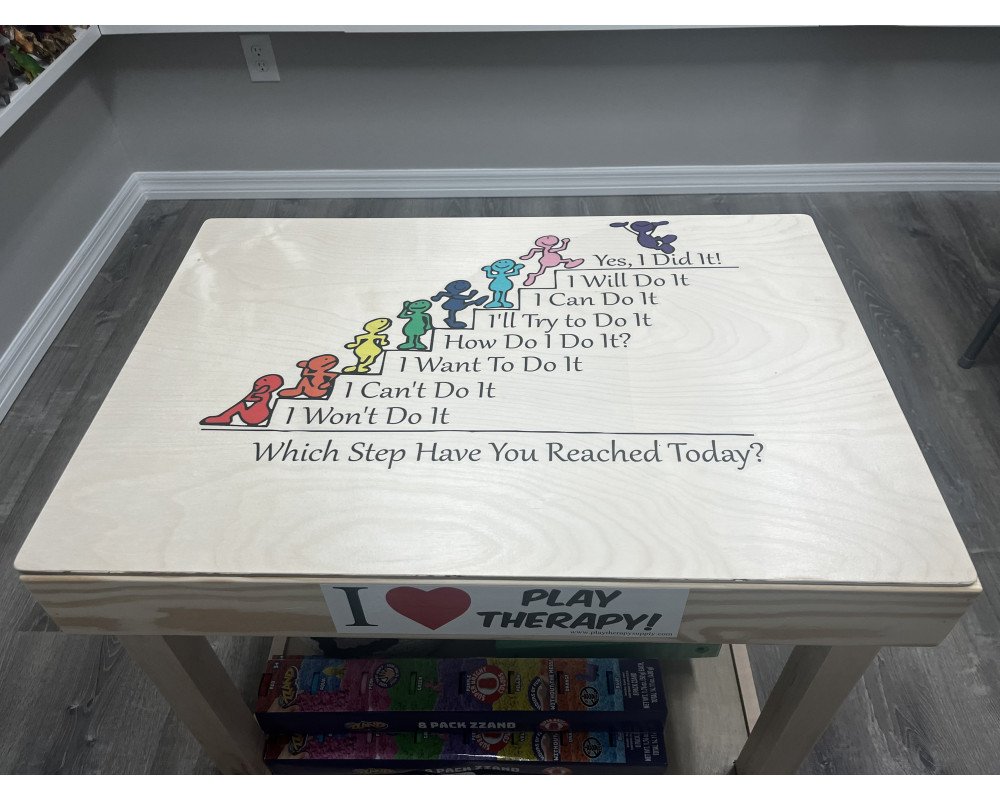 Basic Wooden Sand Tray with Rolling Cart Combo – Sand Tray Therapy