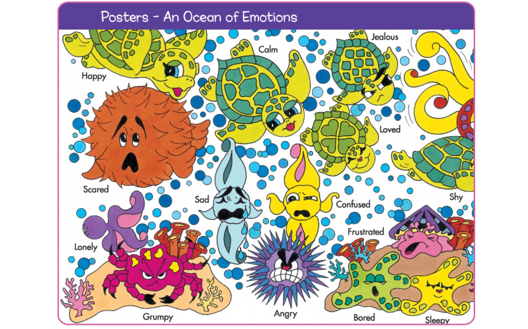 An Ocean of Emotions Poster – Playroom Furnishings: Posters & Decor