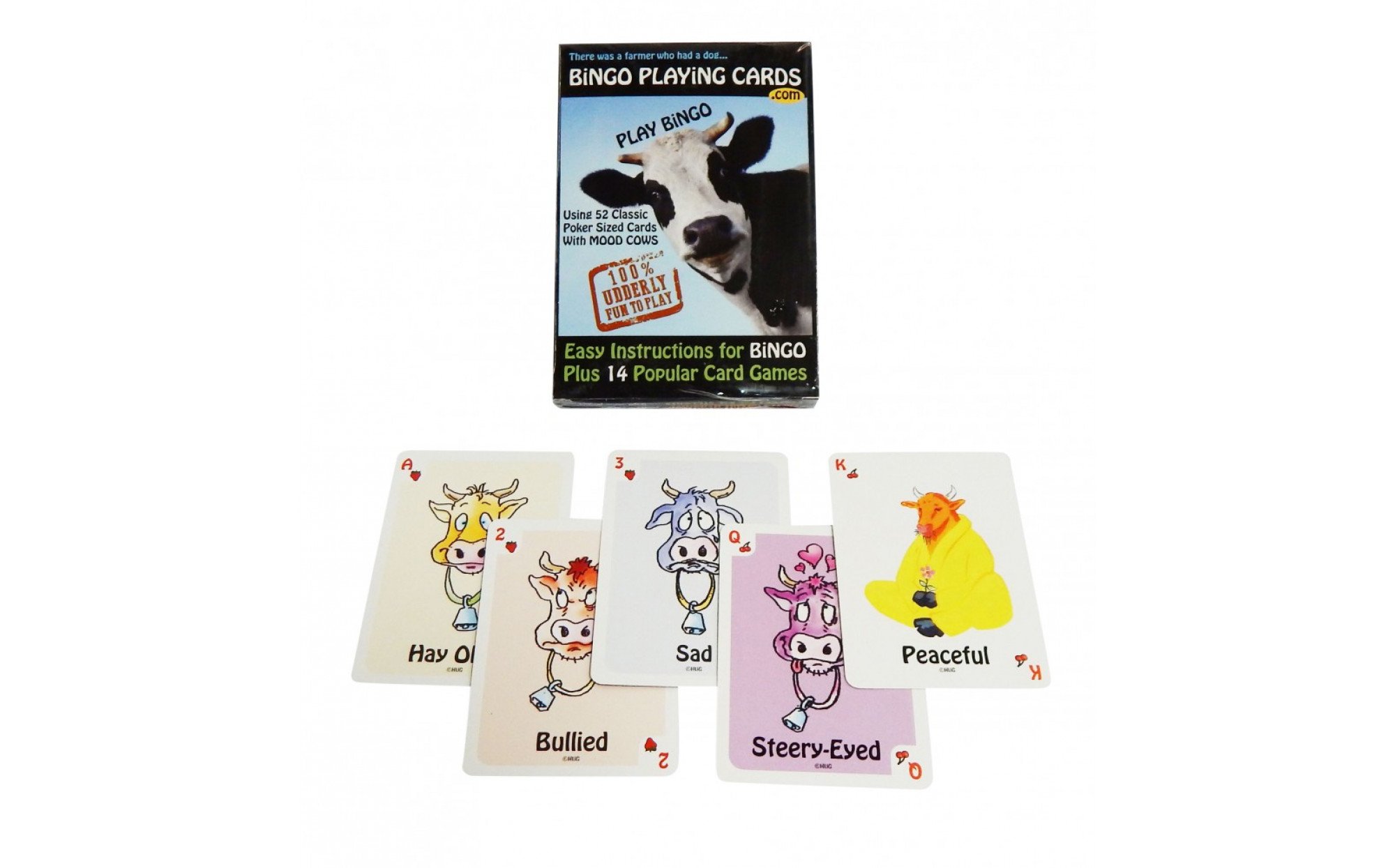 Mood Cow Bingo Playing Cards – Games