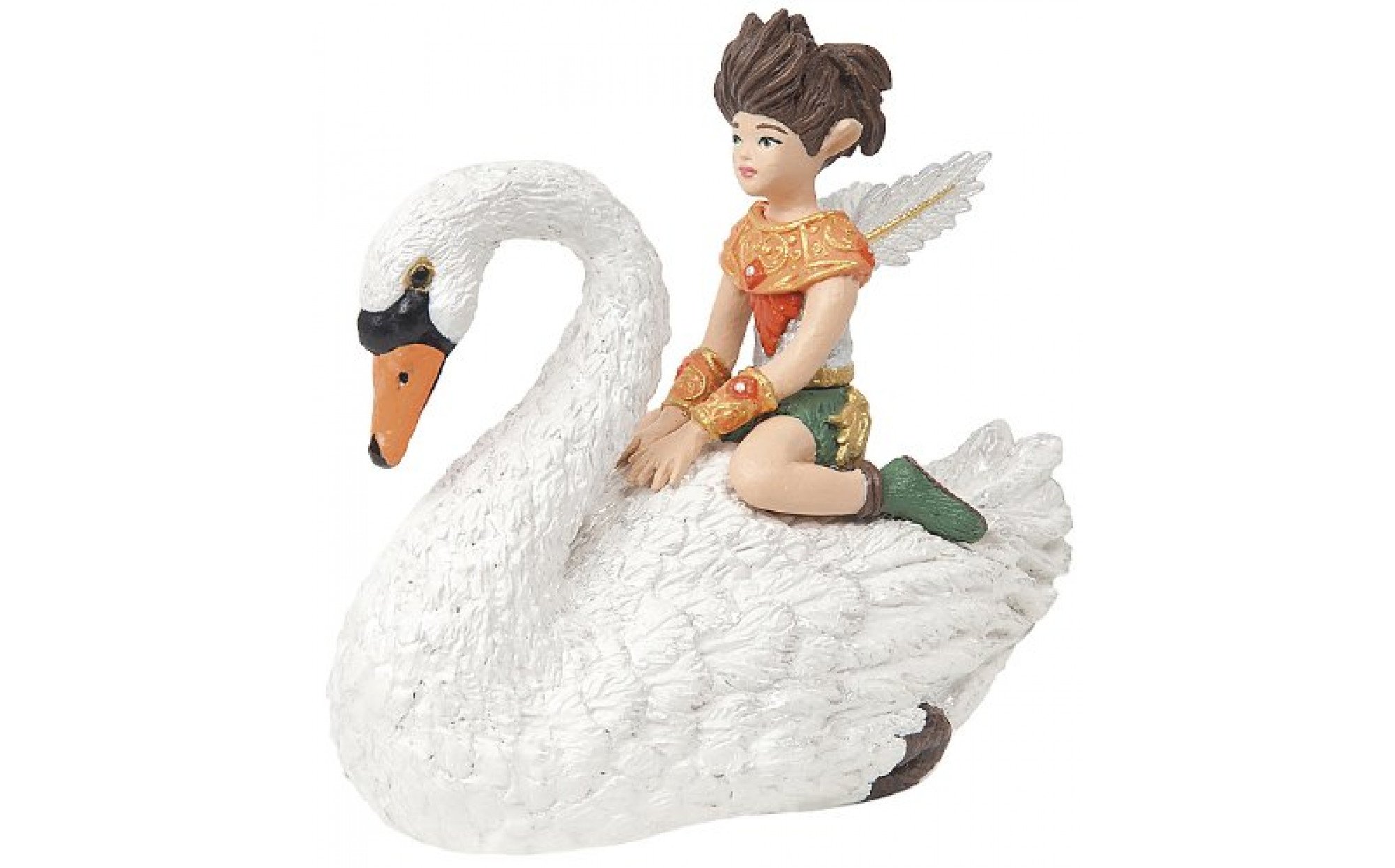 Elf Child on a Swan – Sand Tray Therapy