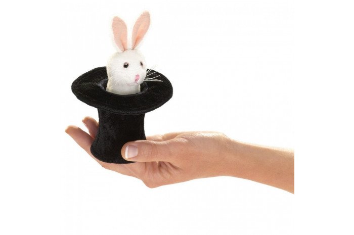 Mini Rabbit in Hat Puppet – Puppets