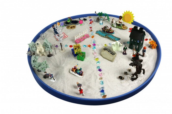 Group Round Plastic Sand Tray – Sand Tray Therapy