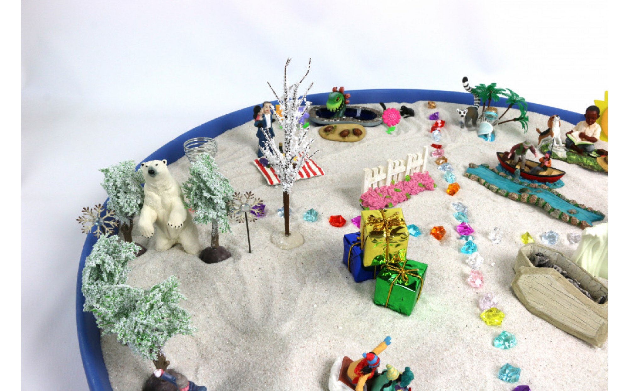 Group Round Plastic Sand Tray – Sand Tray Therapy