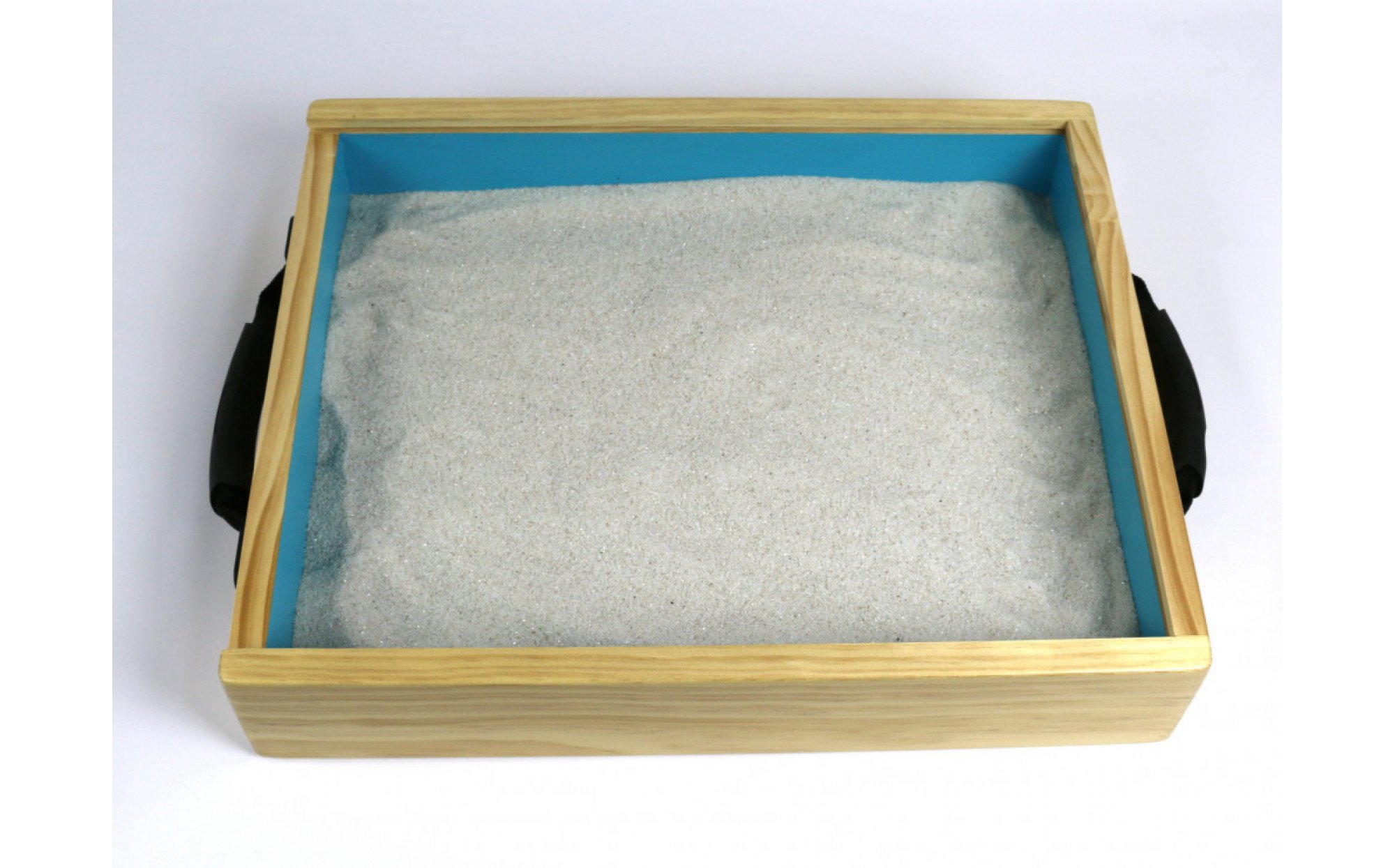 Portable Wooden Sandtray with Lid – Sand Tray Therapy