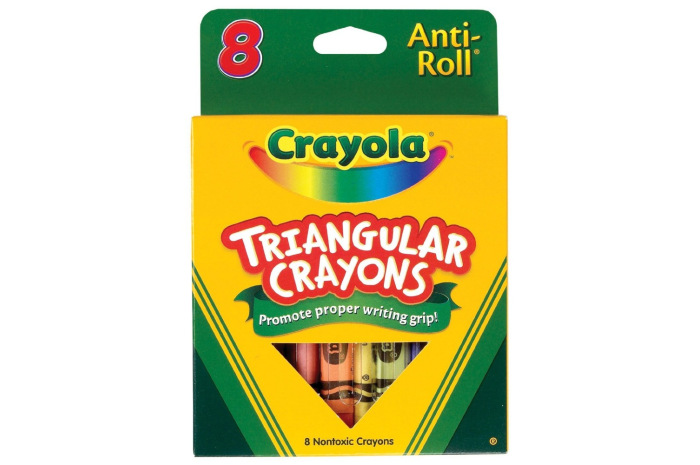 Crayola Triangular Crayons - 8 pc – Art Therapy