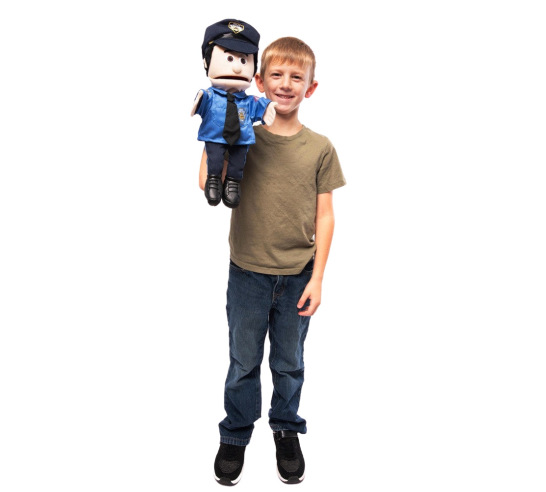 Policeman Puppet (White) – Puppets