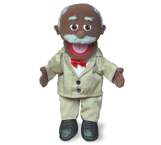 Grandpa Puppet (Black) – Puppets