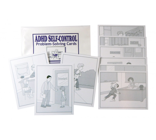 ADHD Self Control Problem Solving Cards – Games