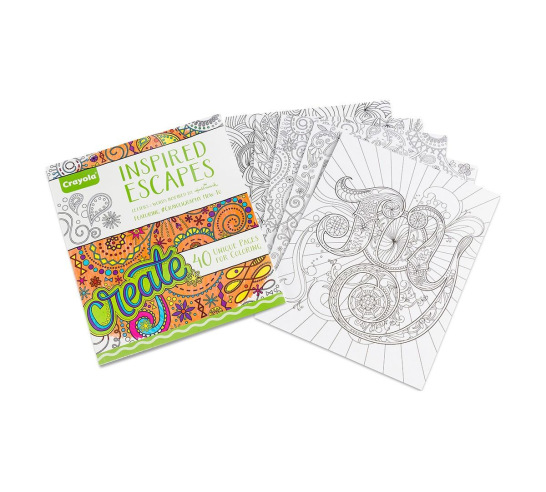 Inspired Escapes Coloring Book – Art Therapy