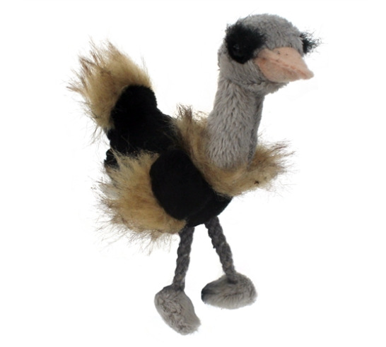 Ostrich Finger Puppet – Puppets