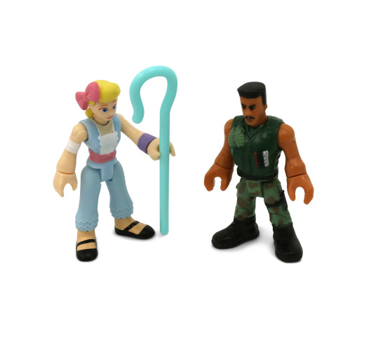Toy Story Bo Peep & Combat Carl Figures – Sand Tray Therapy