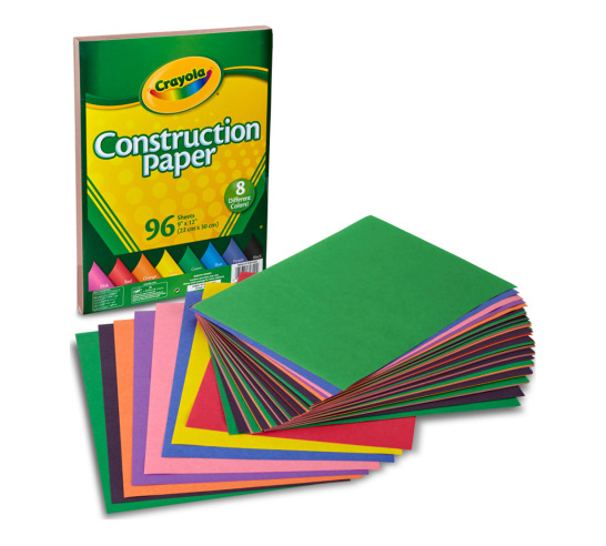 Crayola Construction Paper - 96 Sheets – Art Therapy