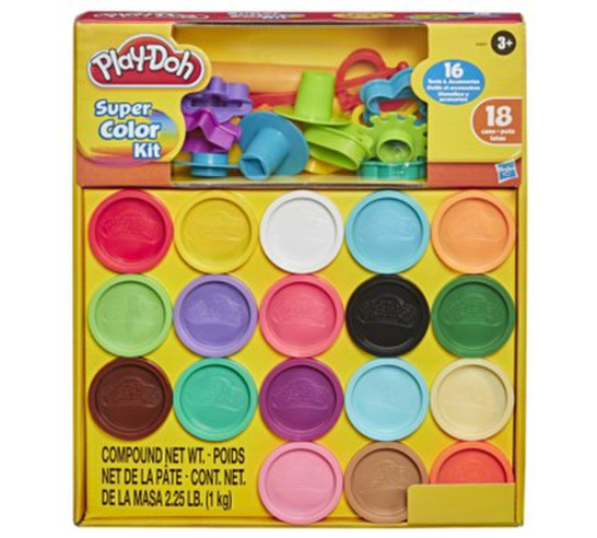 Play-Doh Super Color Kit - 18 Cans – Art Therapy